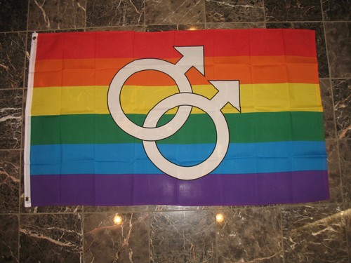 Double Mars Rainbow Stripes Flag Gay Pride LGBT Event Festival Banner ...