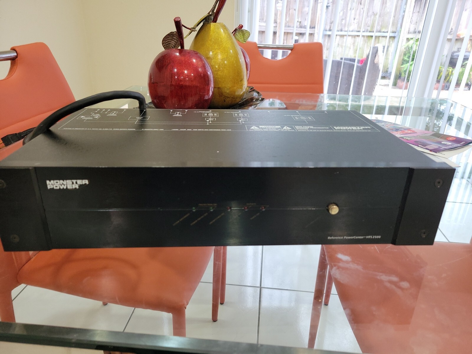 Monster HTS2500 Home Theater Reference Power Center Surge Protector for ...