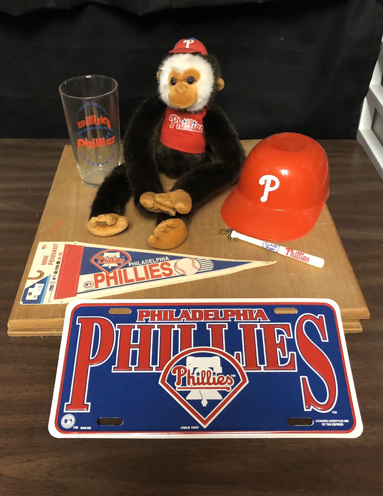 Philadelphia Phillies Baseball Collectibles Glass Monkey Etc | eBay