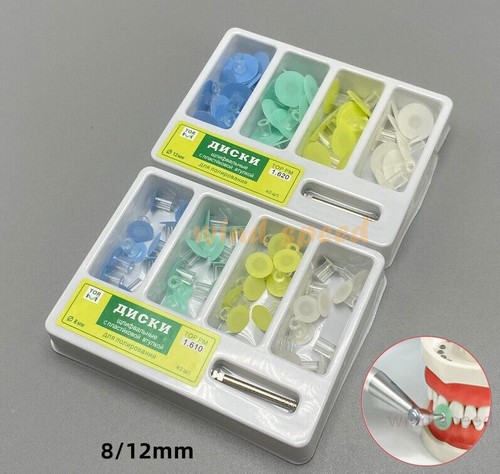Dental Composite Finishing Polishing Disc Stem kit+Mandrel 8mm/12mm | eBay