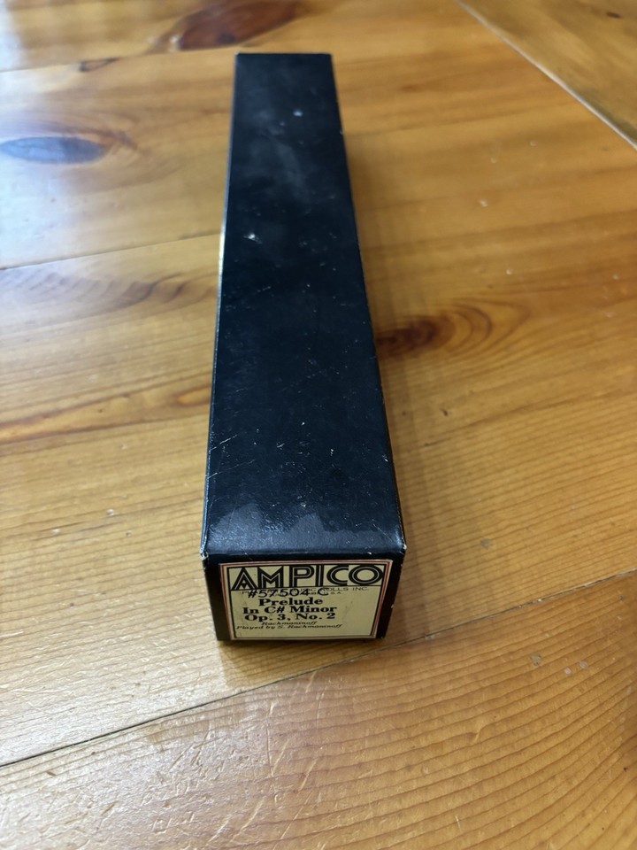 AMPICO Piano Roll # 57504-C Prelude In C# Minor Op. 3, No. 2 | eBay