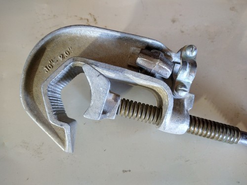 Hubbell Chance C Ground Clamp C6002282 .16-2.0 Serrated Jaw | eBay