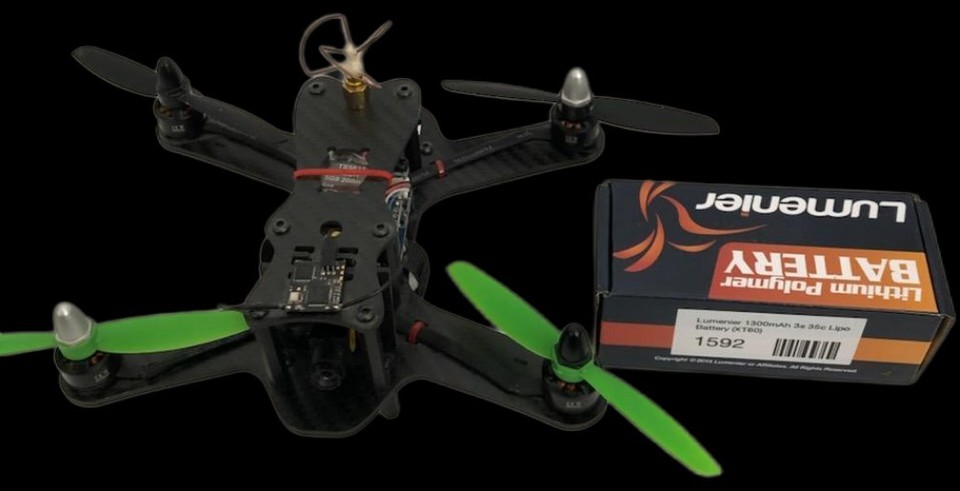 Custom Carbon Fiber FPV Drone w/Battery | eBay