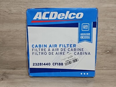 Genuine OEM Cabin Air Filter ACDelco CF188 GM 23281440 | eBay