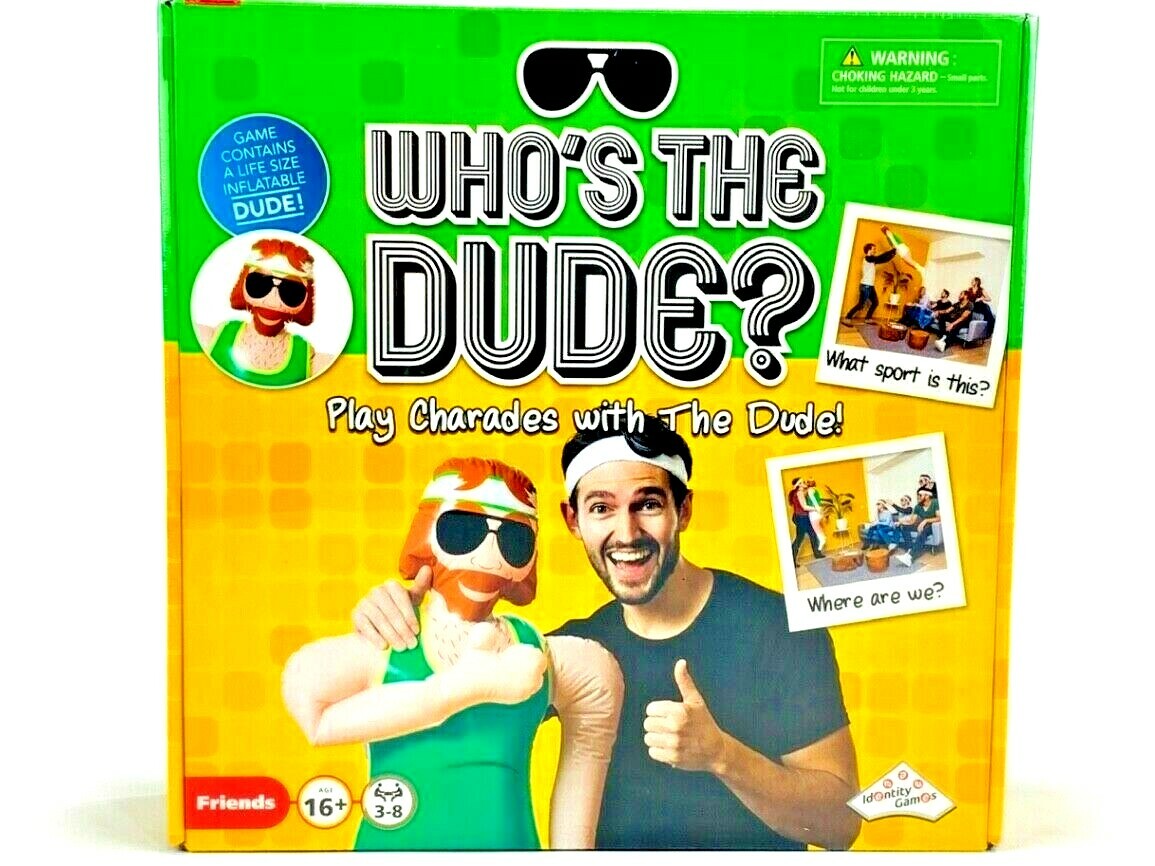 Identity Games Whos The Dude Hilarious Charade Game Inflatable Life ...