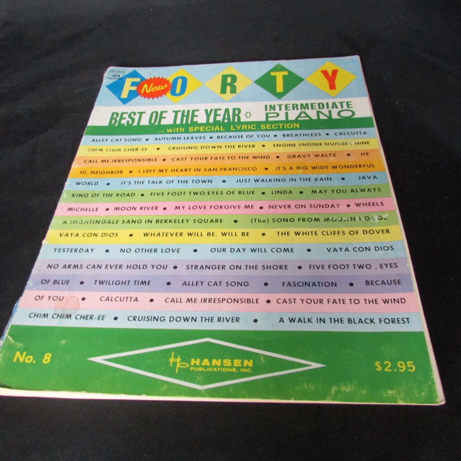 Forty One Best of the Year Vocal Intermediate Piano Special Lyric ...