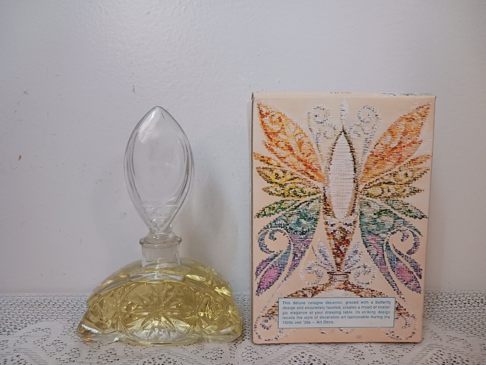 Vintage Avon Imperial Garden Cologne Crystalique 4 FL. oz. New In Box ...