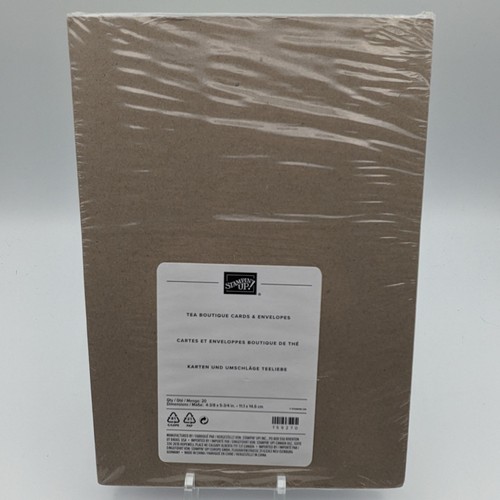 Stampin Up TEA BOUTIQUE CARDS & ENVELOPES 159270 Blank Crafting ...