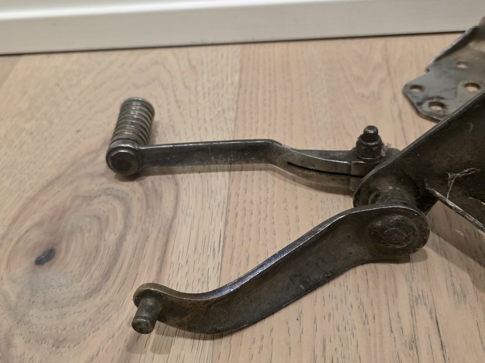 Harley Shovelhead Forward Control Shifter Mount with Shift Lever | eBay