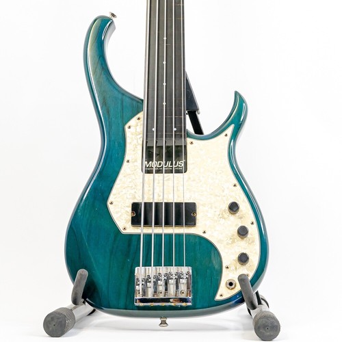 1992 Modulus M-92 5-String Fretless Conversion Bass Guitar w/ Graphite ...