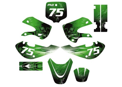 RACING KAWASAKI KX65 KX 65 VINYL Motocross Graphic Kit 2000-2013 | eBay