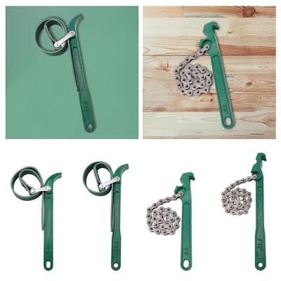 Oil Filter Strap Wrench Heavy Duty High Carbon Steel Pipe Fittings ...