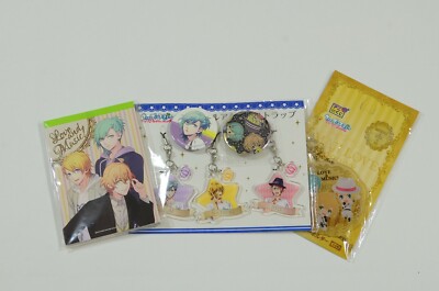 Uta no Prince sama Ai Natsuki Syo Pin button badge Keychain Memo pad ...