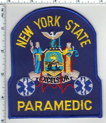 New York State Paramedic Blue Shoulder Patch current issue | eBay