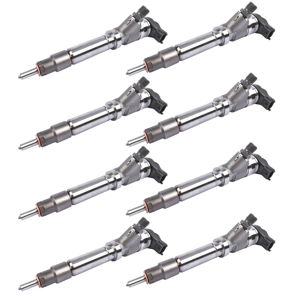 Set of 8 Diesel Fuel Injectors for 2007-2010 6.6L LMM Chevy GMC Sierra ...
