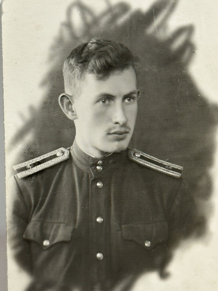 USSR Russian Soldier Handsome Male Portrait Photograph Early Cold War ...
