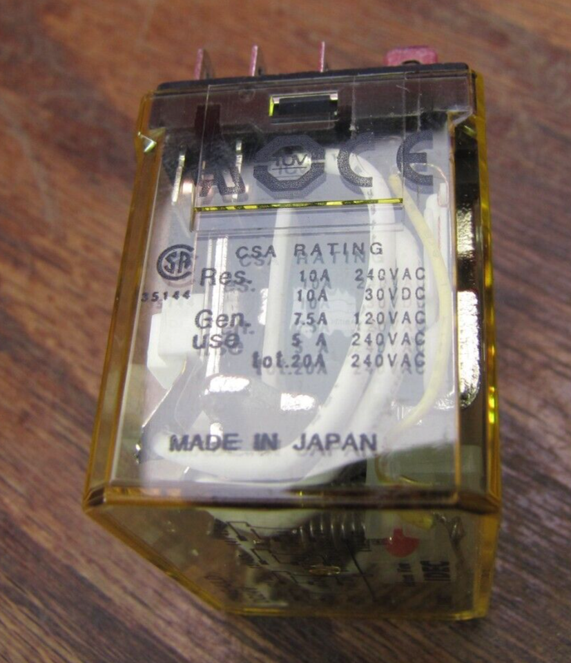 Idec 24v Relay with SH4B-05C Socket 14 pin RH4B-ULD DC24v | eBay