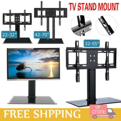 Desk Table Top TV Stand Bracket for 22-55" Universal LCD/LED/Plasma ...
