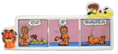 GARFIELD DESK PLAQUE CERAMIC NEW FACTORY BOXED | eBay