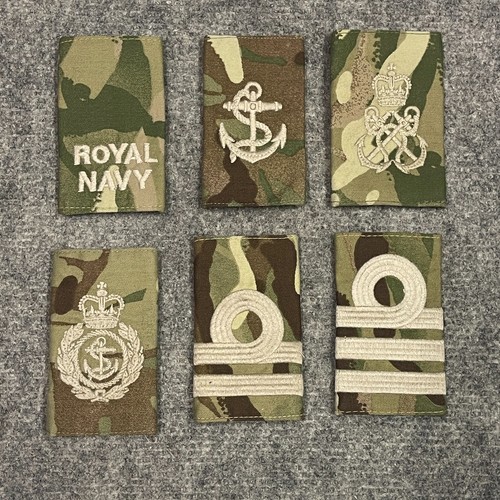 ROYAL NAVY MTP CAMO RANK SLIDE,LEADING RATE,PETTY & CHIEF PETTY OFFICER ...