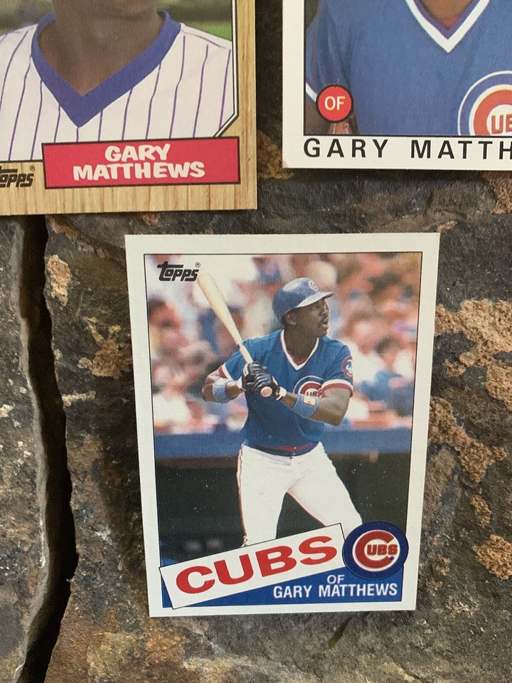 Gary Matthews Baseball Cards. Chicago Cubs | eBay