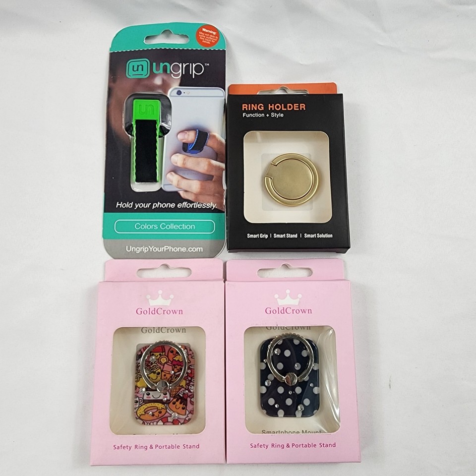 Finger Grip Anti Fall Strap Phone Holder Lot Replaceable UnGrip ...