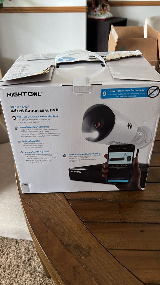night owl wireless security camera system 4k | eBay