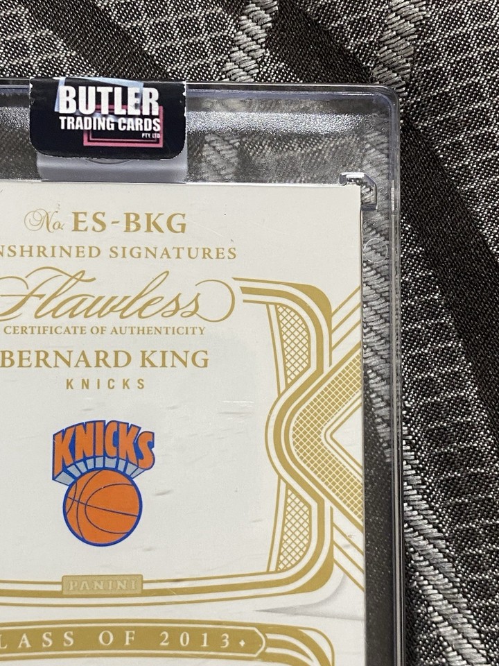 2024 Panini Flawless Bernard King HOF Enshrined Signatures Ruby 03/15 ...