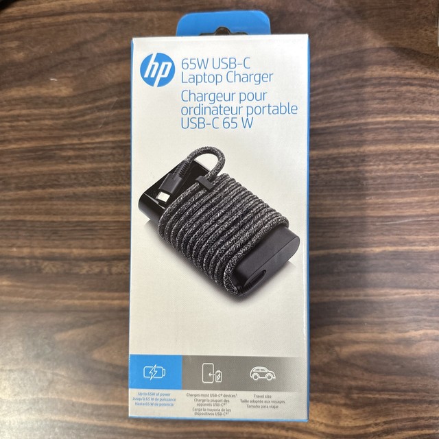 HP 65W USB-C Travel Laptop Charger 671R2AA#ABA for sale online | eBay