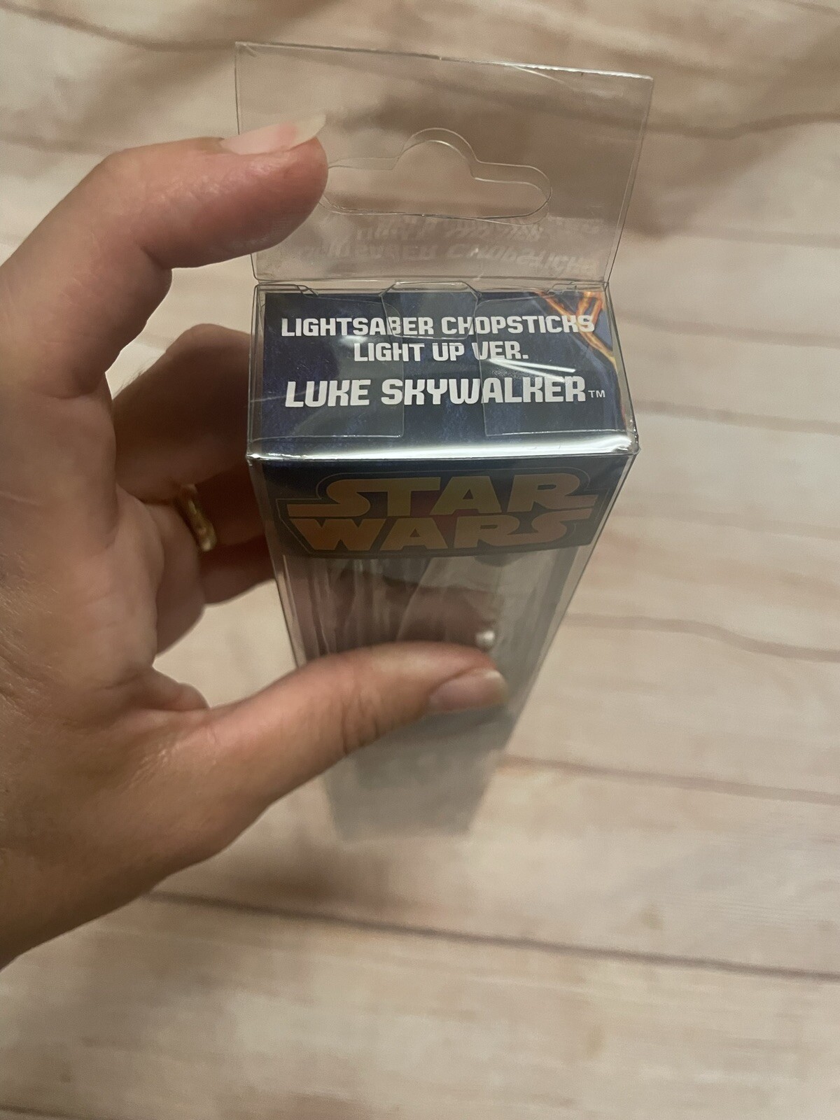 Star Wars Kotobukiya Luke Skywalker Blue LED Lightsaber Chop Sticks | eBay