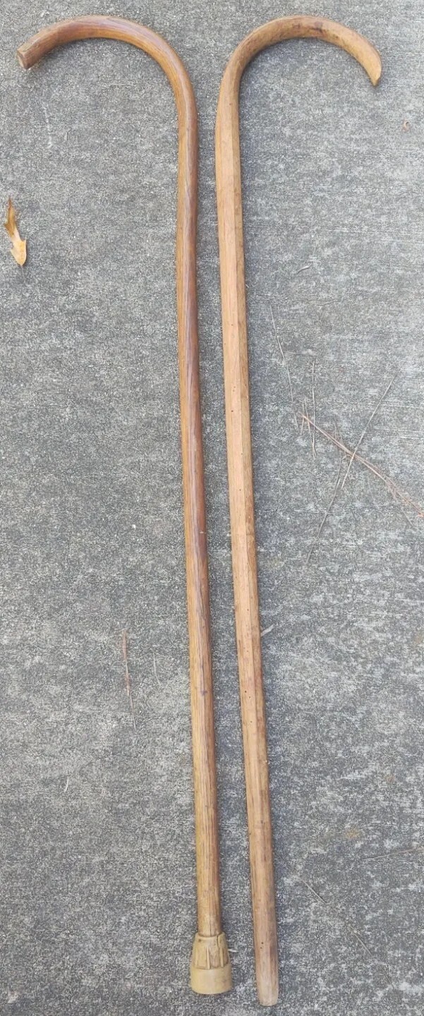 Antique 38" Long Wood Livestock Auctioneers Canes Lot… - Gem