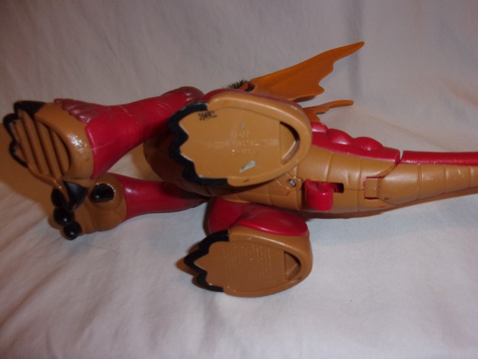 Imaginext 10" RED DRAGON Flapping Wings Sounds Fisher Price Mattel 2008 ...