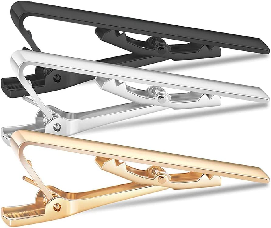 Viaky Classic Style Men'S Tie Clips, Neck Ties Necktie Bar Pinch Clip ...