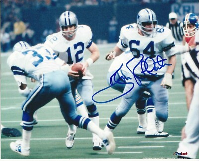 Tom Rafferty Autographed 8x10 Dallas Cowboys Free Shipping Deceased #2 ...