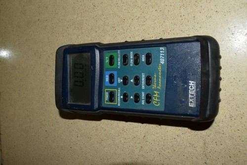 SS EXTECH INSTRUMENTS CFM THERMO ANEMOMETER MODEL 407113 | eBay