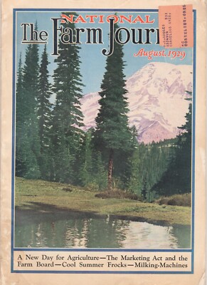 Aug. 1929 Farm Journal Magazine, 50p. Animals, Agriculture, Family ...