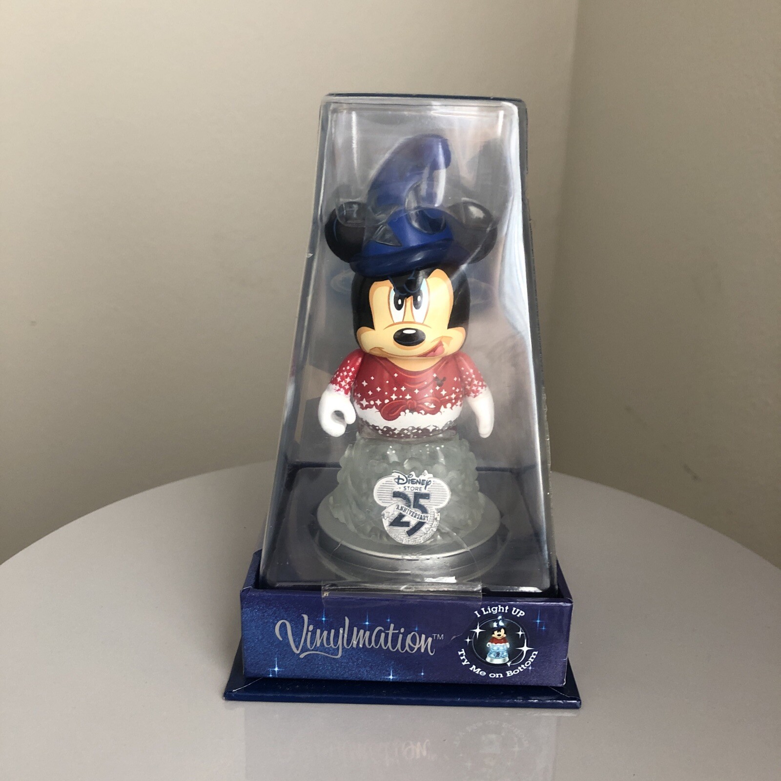 Disney Store Vinylmation Mickey Fantasia 25th Anniversary Figure | eBay