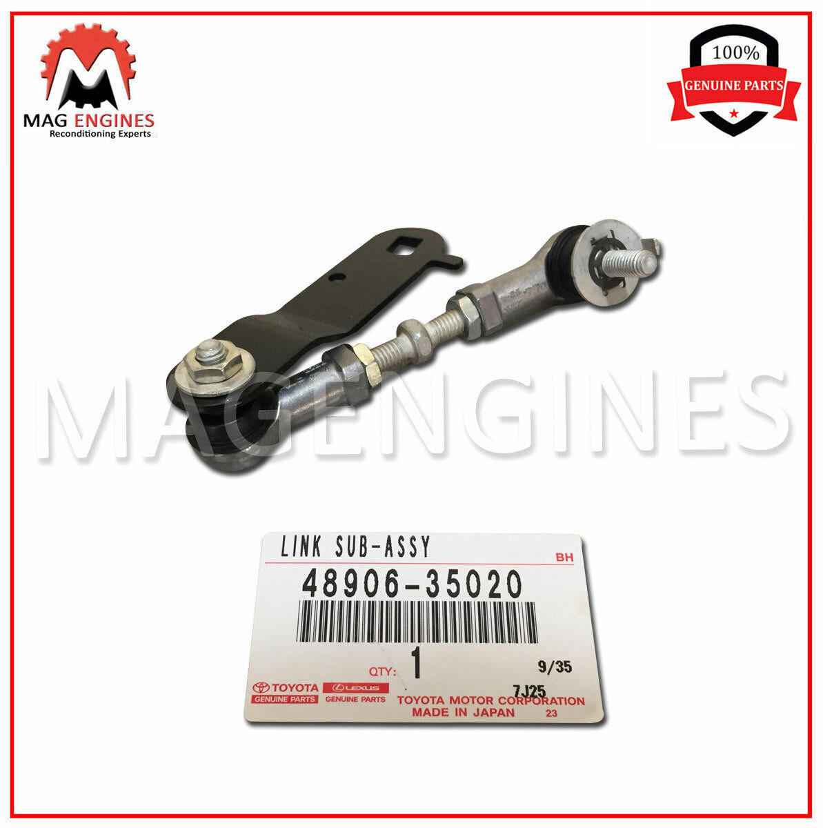 48906-35020 GENUINE OEM LINK SUB-ASSY, HEIGHT CONTROL SENSOR, REAR ...