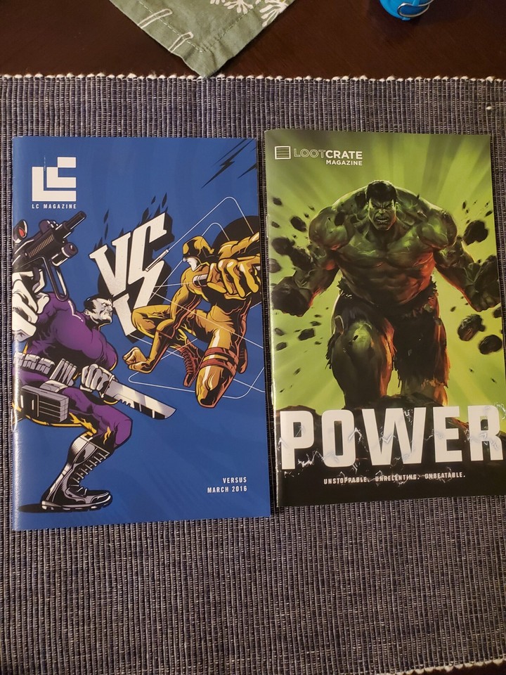 Loot Crate Magazines Dec, Feb, Mar, May 2016 | eBay