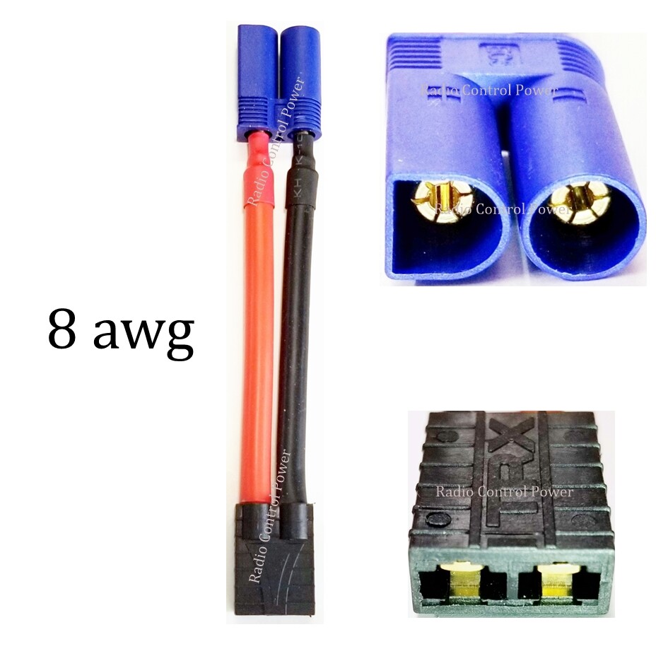 RCP Adapters EC5/IC5 to Fits TRX Wire Adapters 8 or 10 awg Wire | eBay