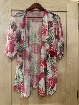 Leaf Print Cover Up | eBay