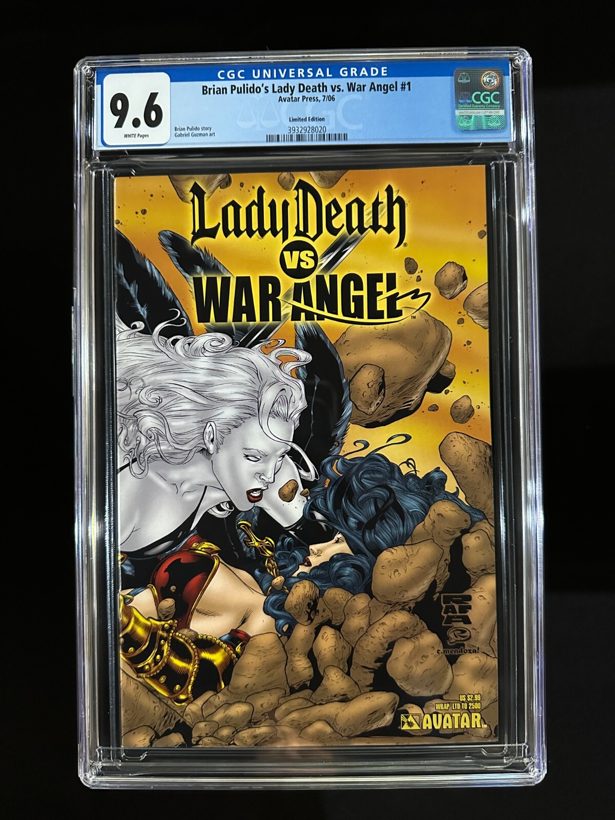 Brian Pulido's Lady Death vs. War Angel #1 CGC 9.6 (2006) - Limited ...