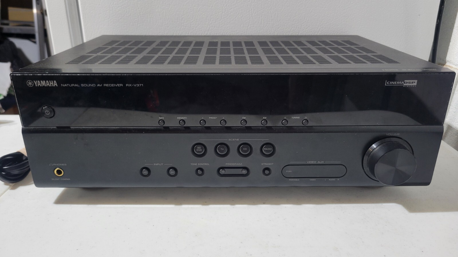 Yamaha RX-V371 Receiver HiFi Stereo Home Theater 5.1 Channel HDMI DTS ...