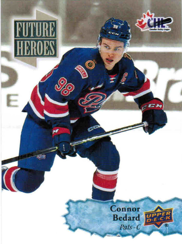 2022-23 Upper Deck CHL - Future Heroes #FH-1 Connor Bedard (RC) for ...