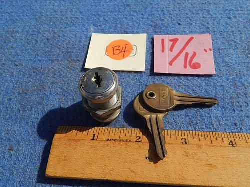 1950s Pinball or Arcade Game Lock & Key ~ 13/16 inch Duo Lock & 2 keys ...