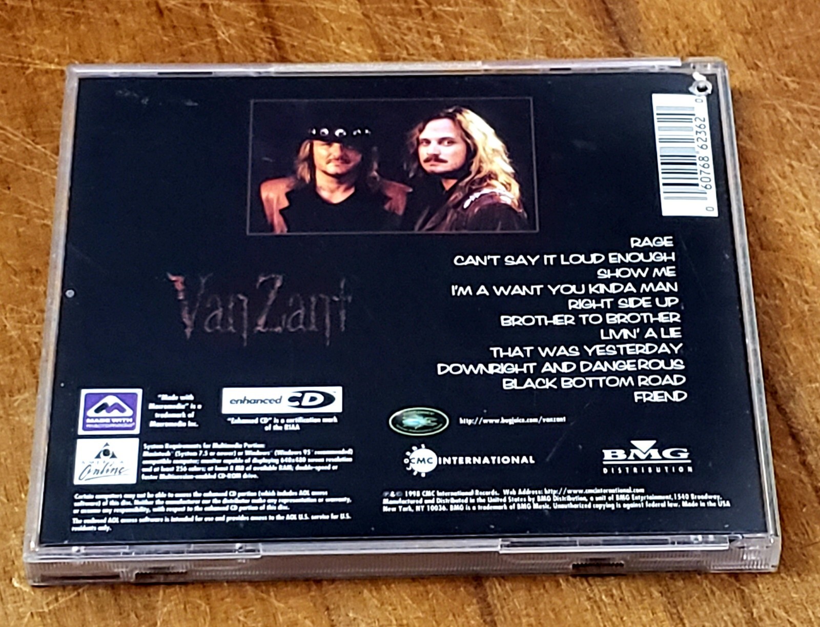 VanZant Van Zant Brother to Brother CD Autographed Lynyrd Skynyrd 38 ...