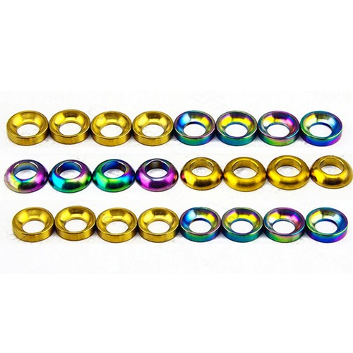 Titanium M6 Washers Concave&Convex Gasket Spacer for Bike Disc Brake ...