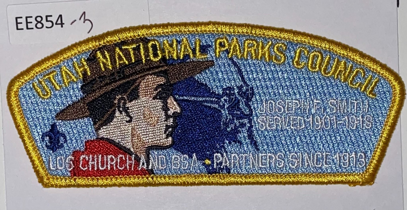 Boy Scout Utah National Parks Council Joseph F. Smith 1901-1918 CSP | eBay