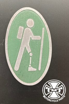 Amputee Hiking Walking Treking Stick Emblem Badge | eBay