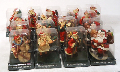 Lot of 17 Santa St. Nick Vintage Christmas Collectible Figurine Resin ...